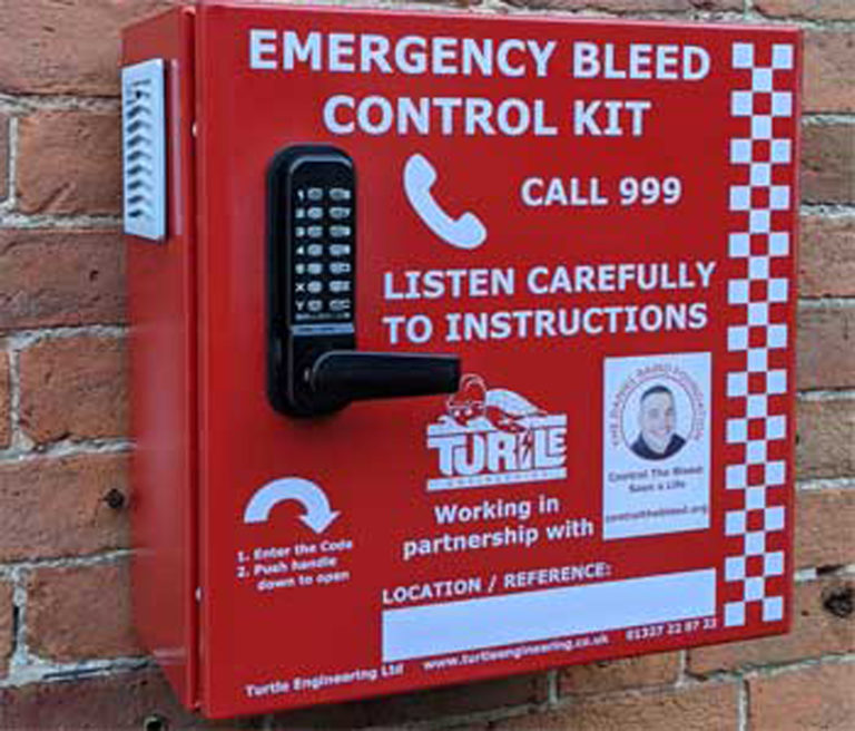 Life Saving Bleed Control Kit Now installed in Cossall